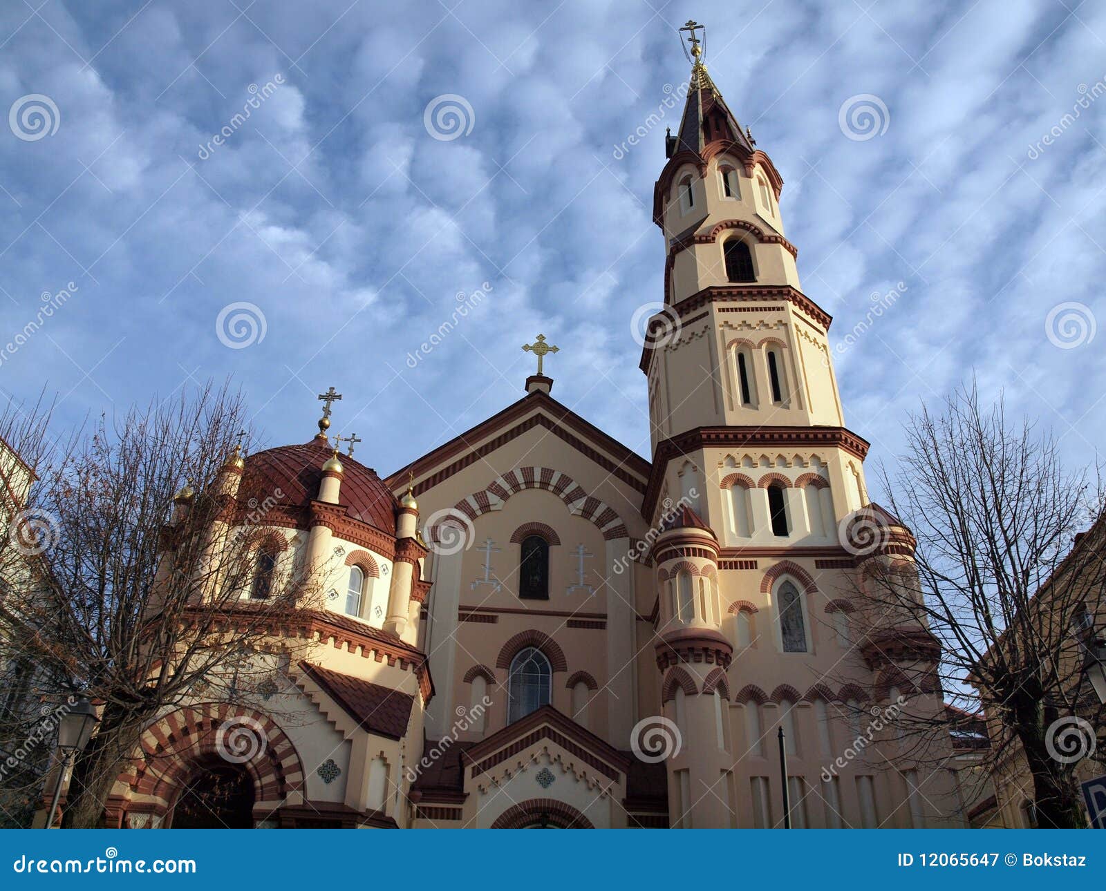 Vilnius architecture stock image. Image of architecture - 12065647
