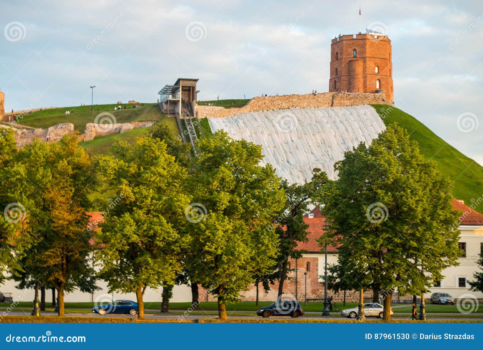 Vilnius castle stock photo. Image of state, capital, lithuania - 87961530