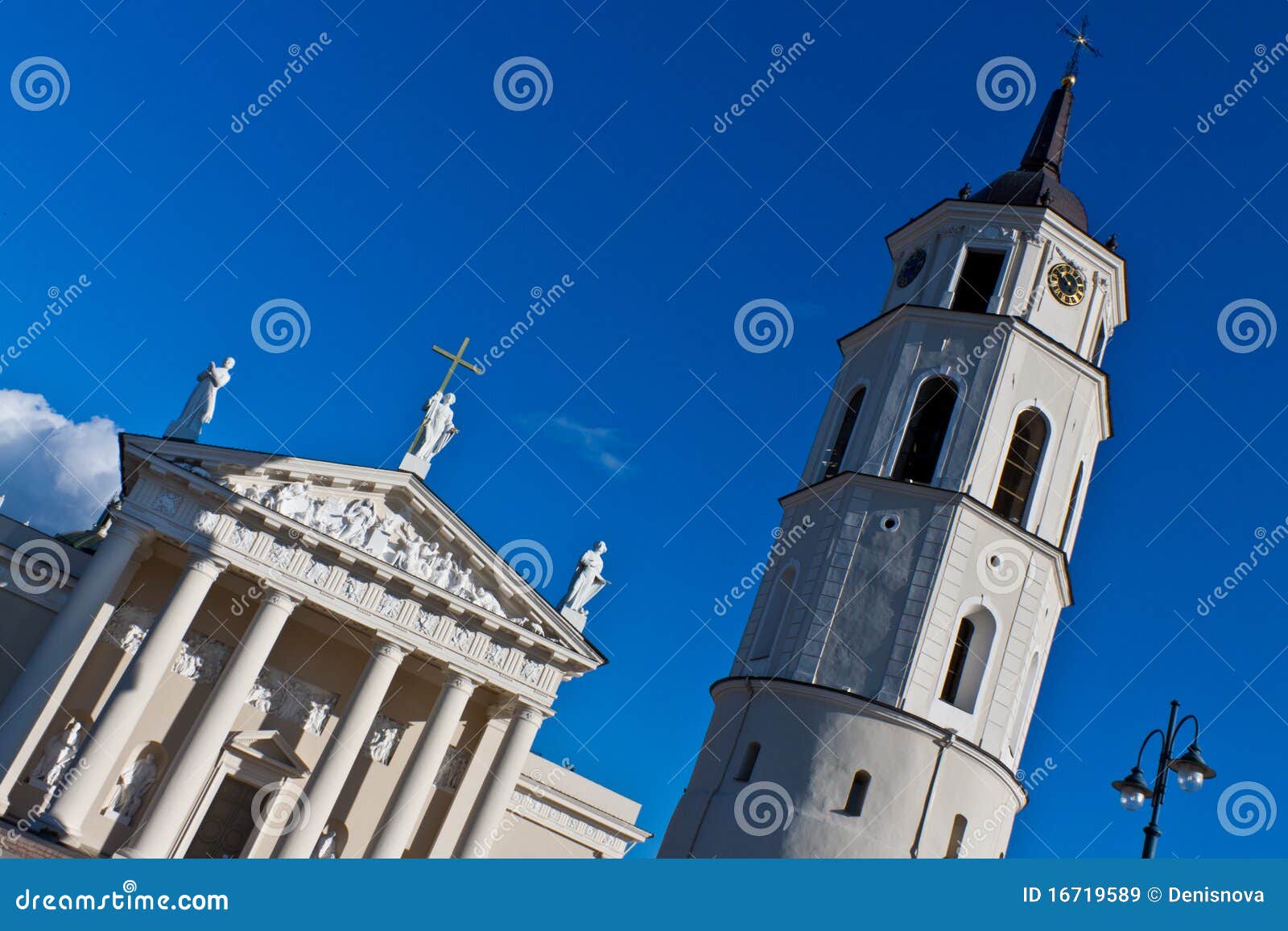 Vilnius Cathedral stock image. Image of centre, decor - 16719589