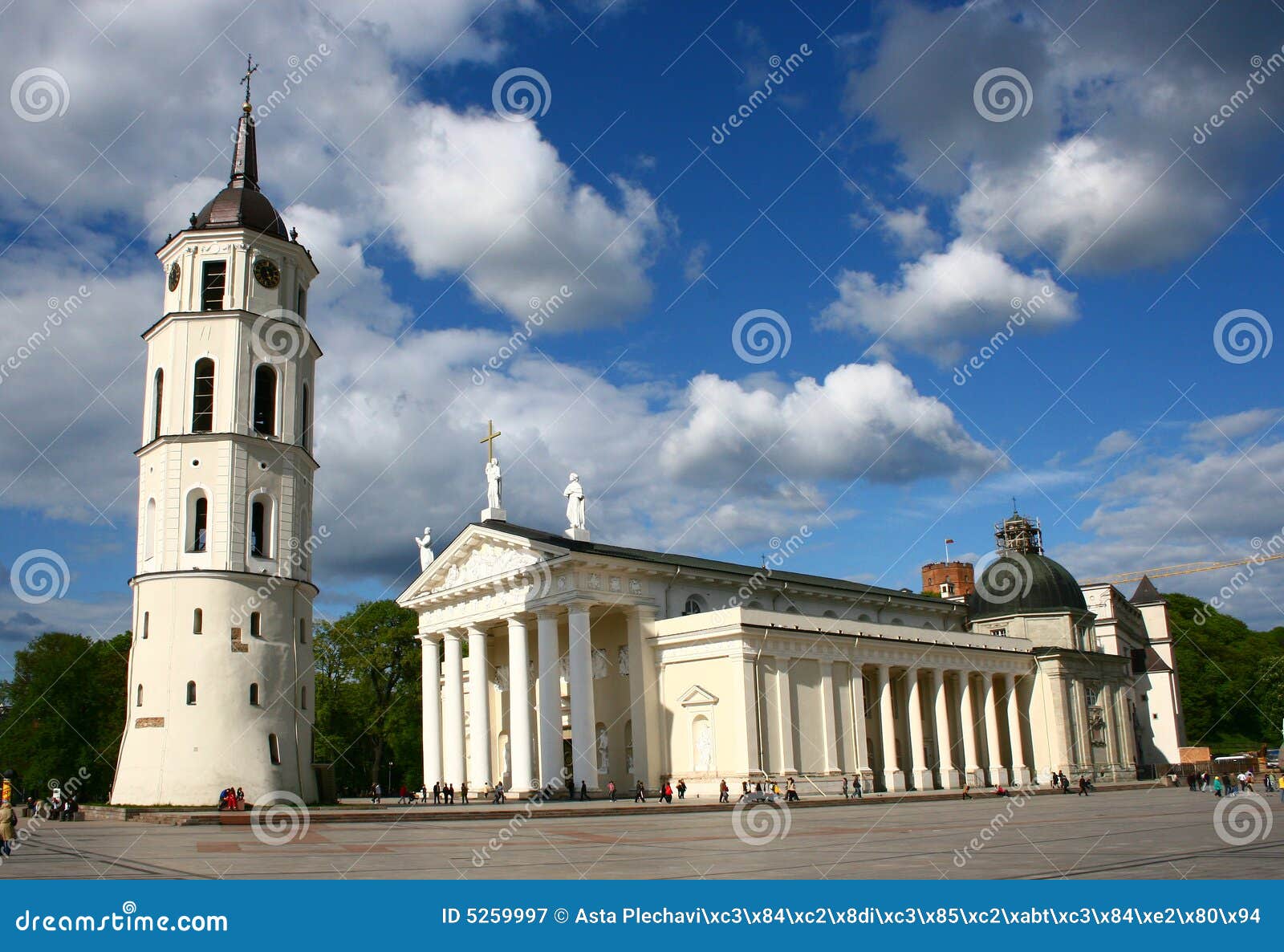 Vilnius Cathedral in Lithuania Stock Image - Image of cross, altar: 5259997