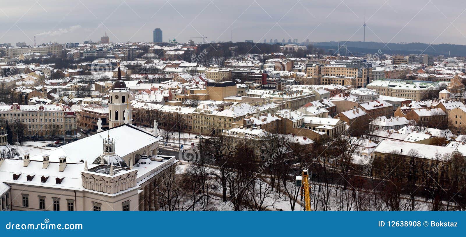 Vilnius center stock photo. Image of catholic, decor - 12638908