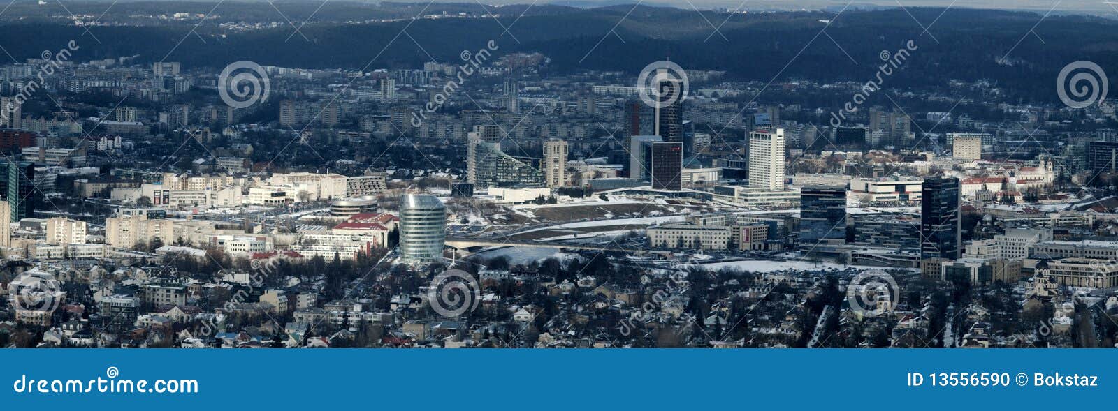 Vilnius city center stock photo. Image of modern, europe - 13556590