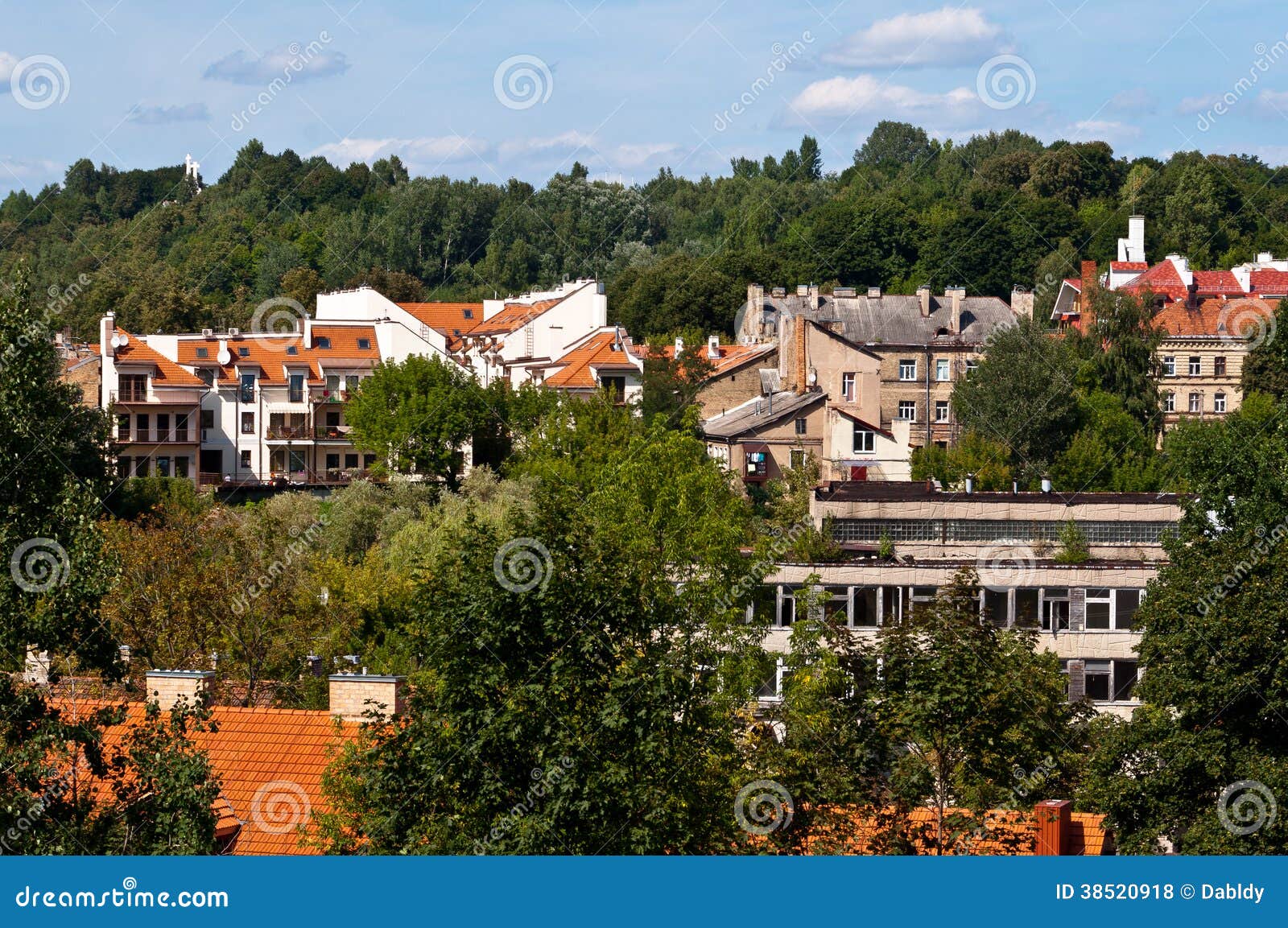 Vilnius City in Nature stock photo. Image of crosses - 38520918