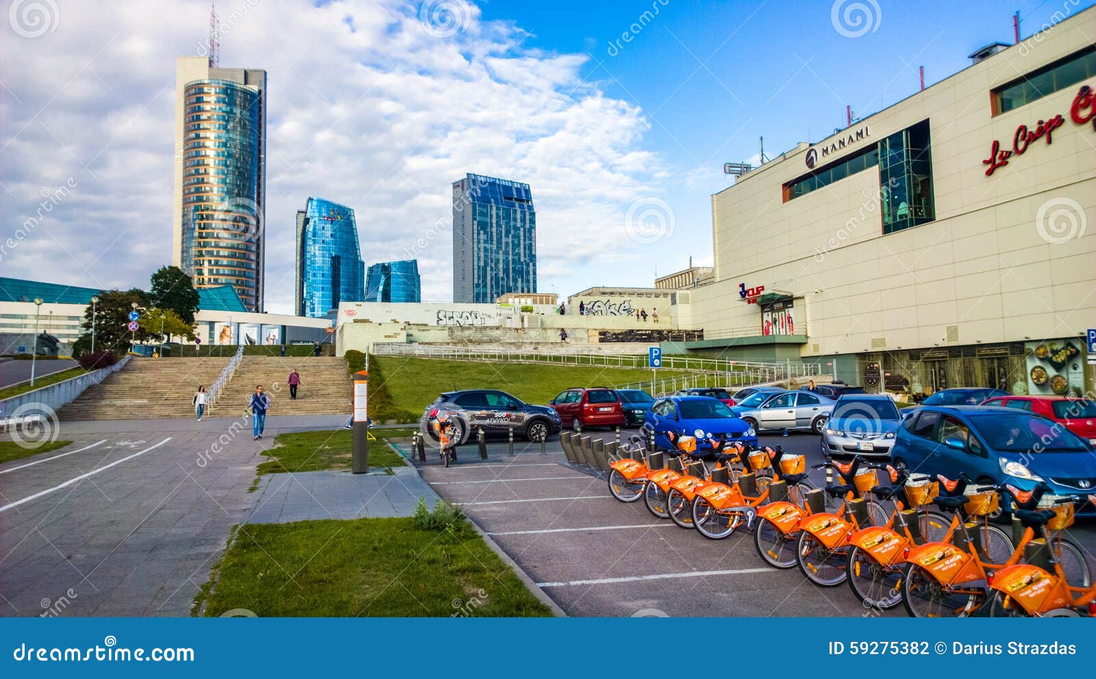 Vilnius city editorial photography. Image of floor, architecture - 59275382