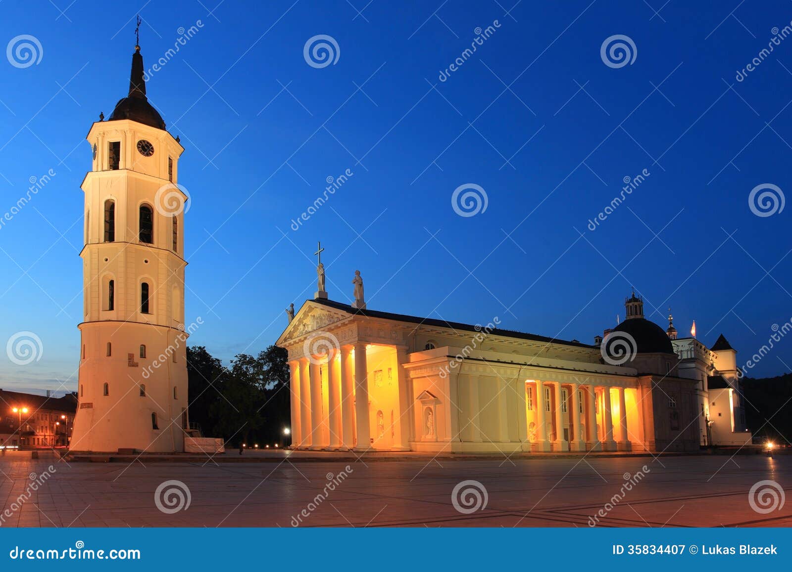 Vilnius stock image. Image of sunset, roman, lithuania - 35834407