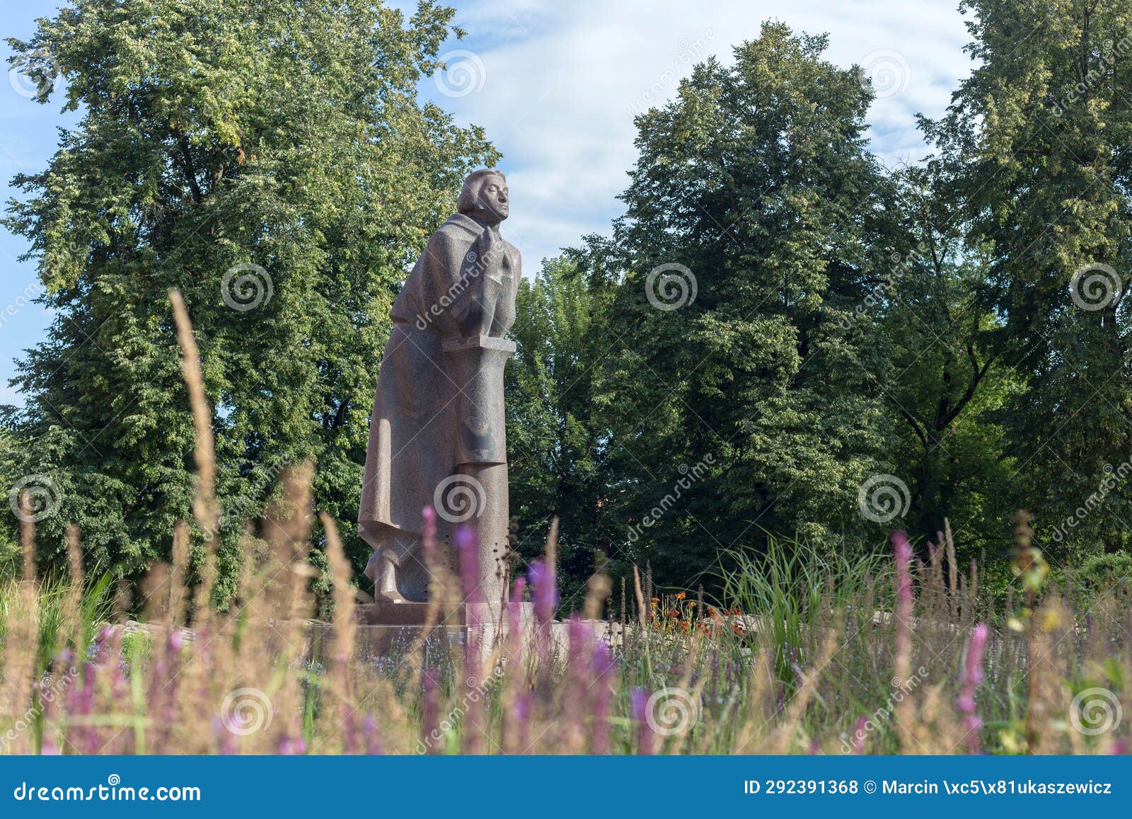Vilnius, Lithuania AUGUST 13, 2023. Adam Mickiewicz Statue Editorial ...