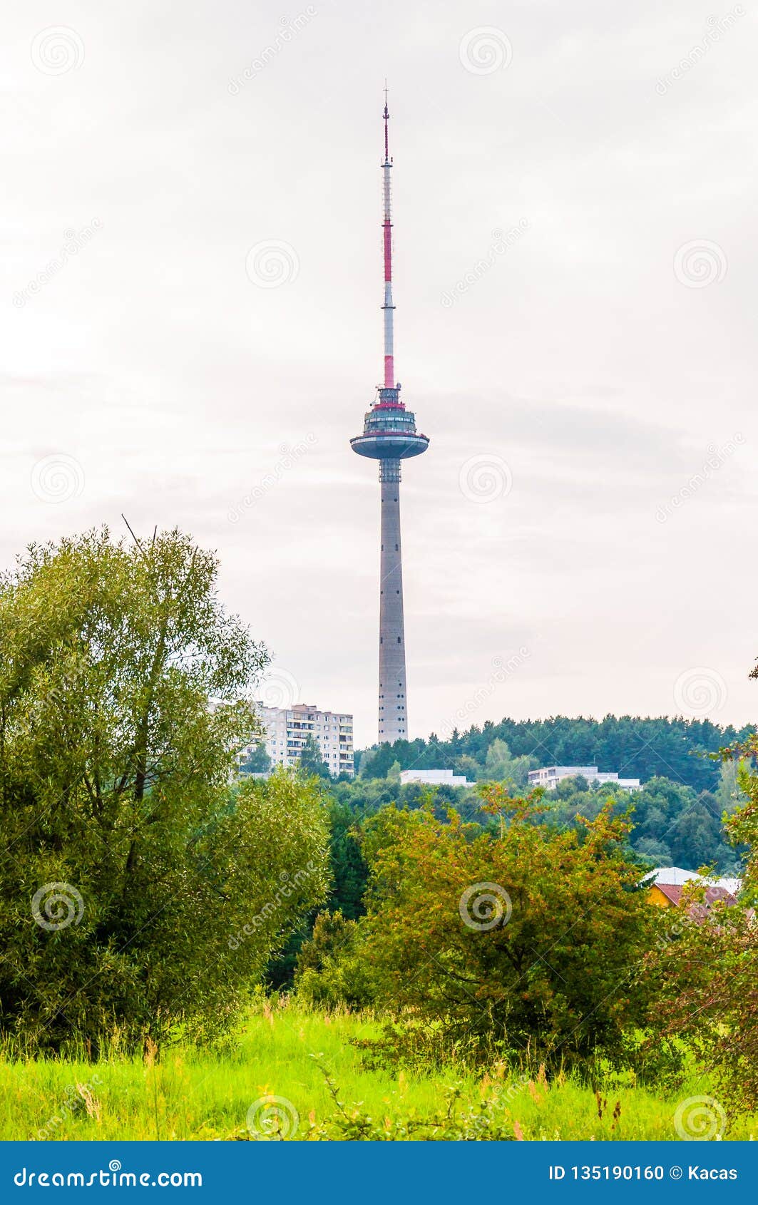 The Vilnius TV Tower is a 326.5 M Tower in the Karoliniskes ...