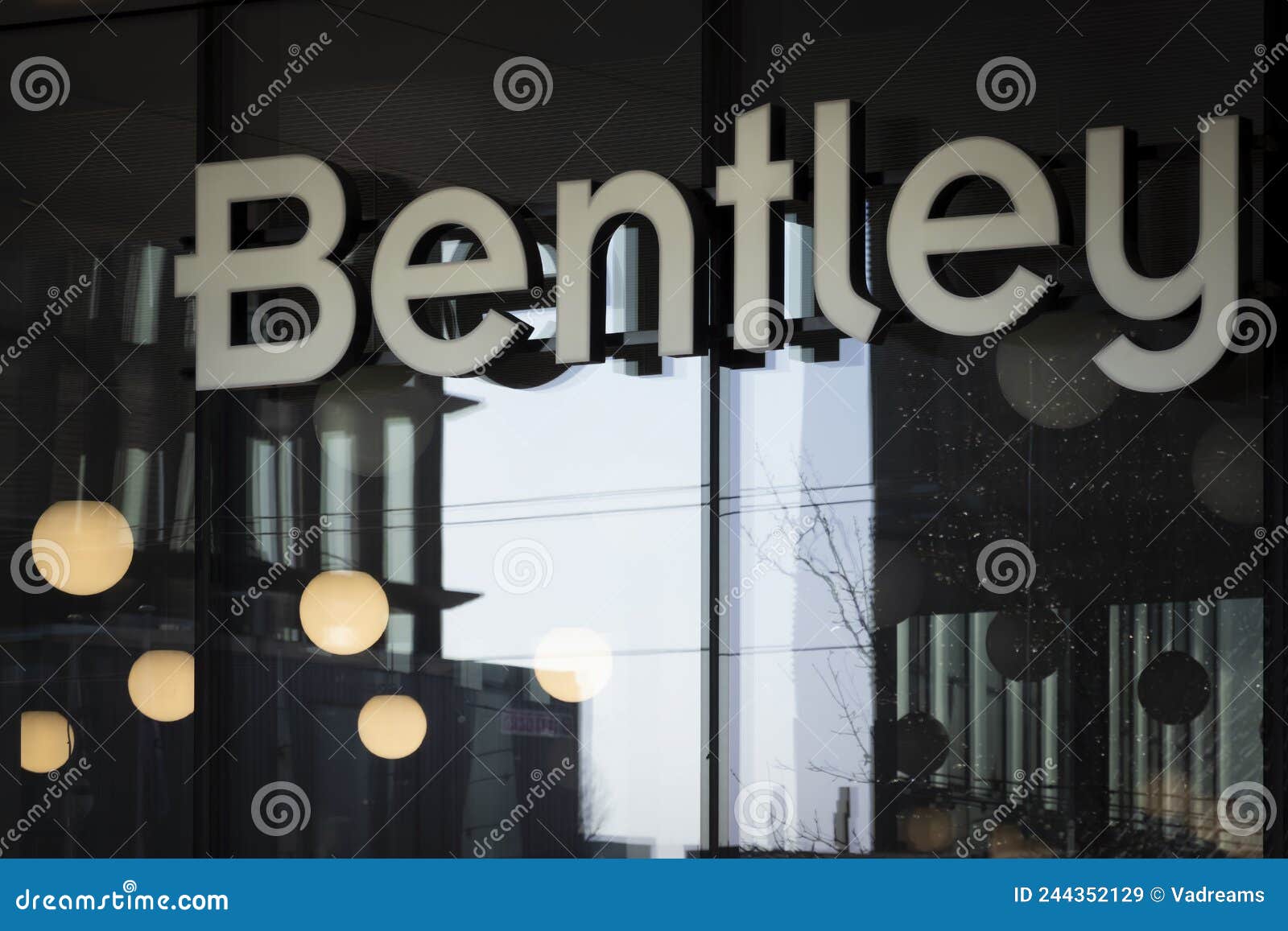 Vilnius, Lithuania - March 25, 2022: Bentley Systems Company Logo on ...