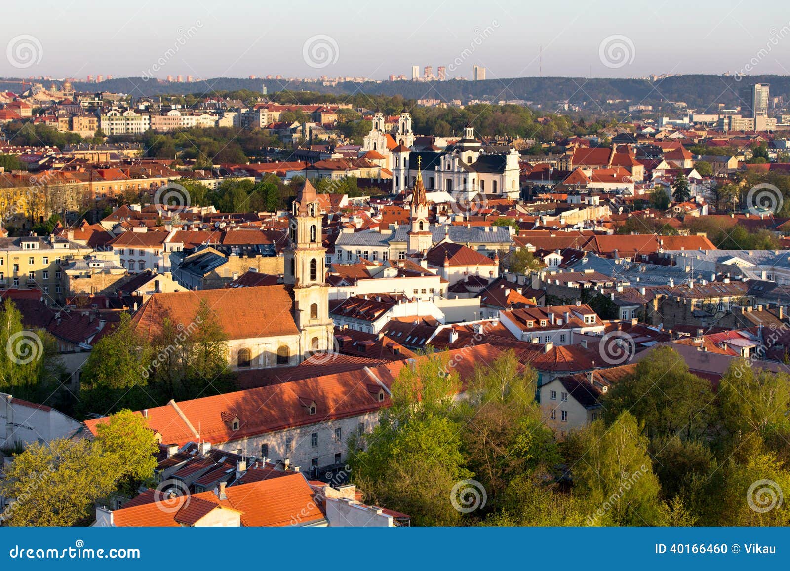 Vilnius old town stock photo. Image of street, town, pavement - 40166460