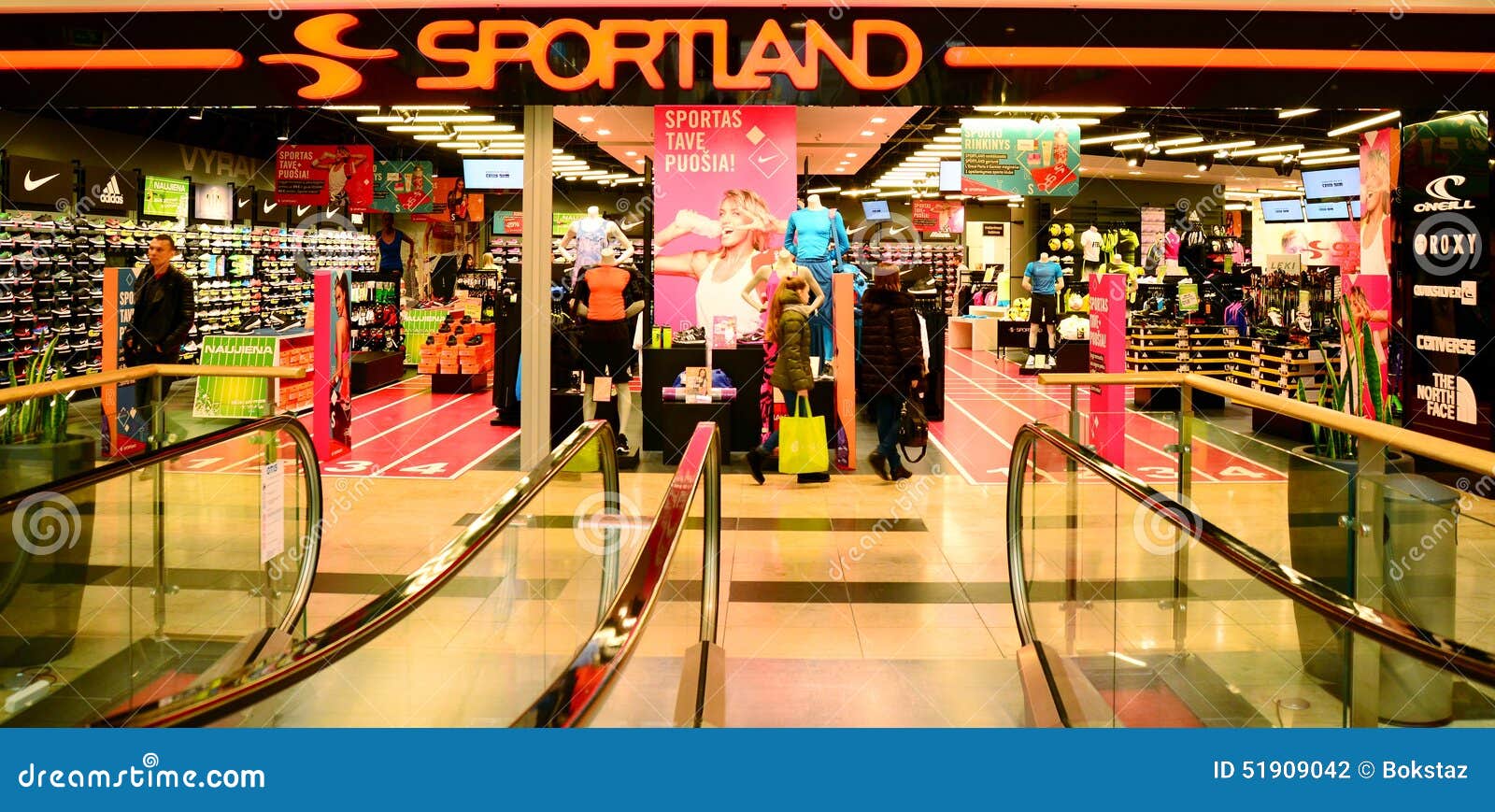 Vilnius Ozas Schopping House Centre Internal View Editorial Photography ...