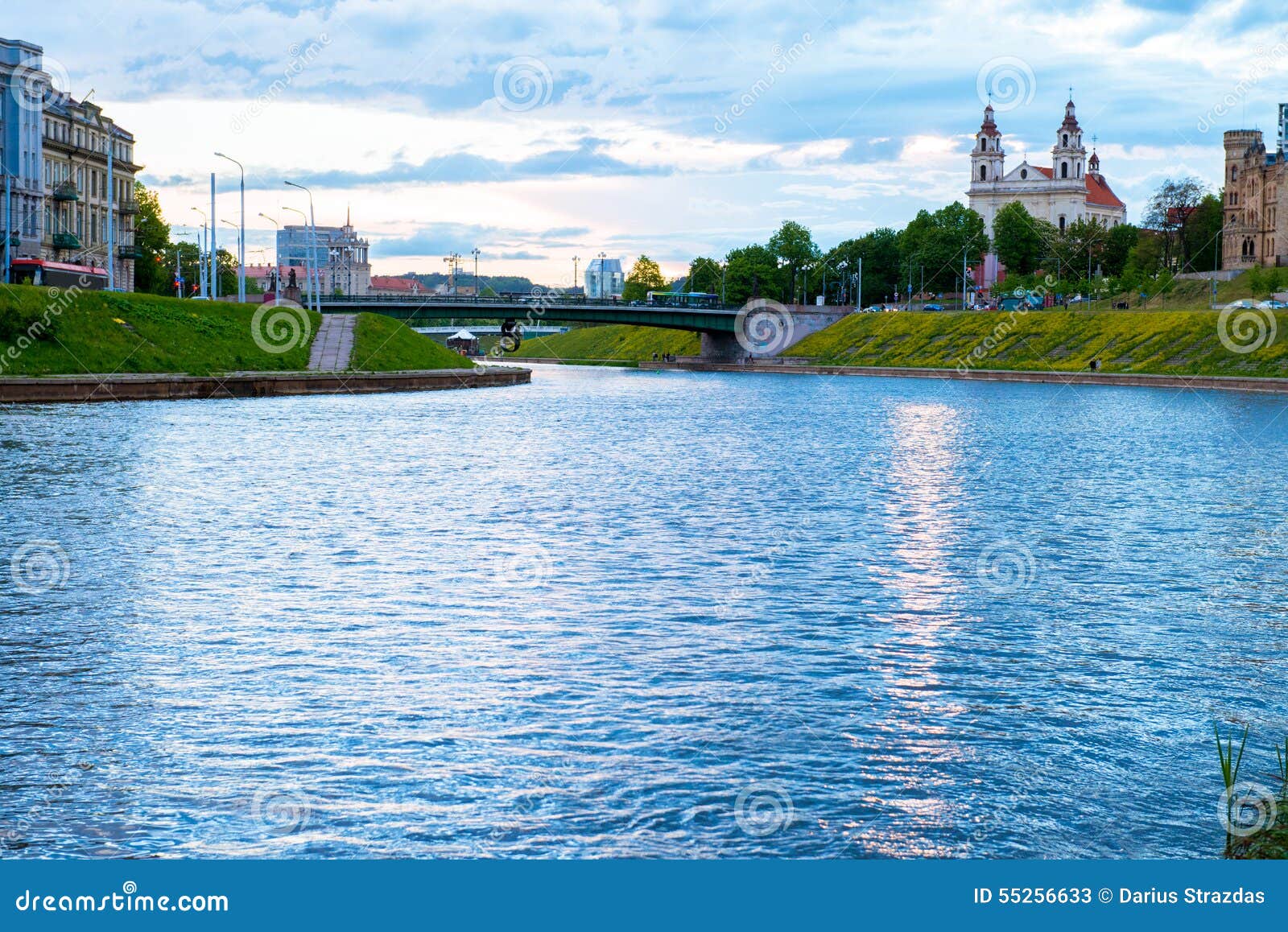 Vilnius stock image. Image of outdoor, green, vilnius - 55256633