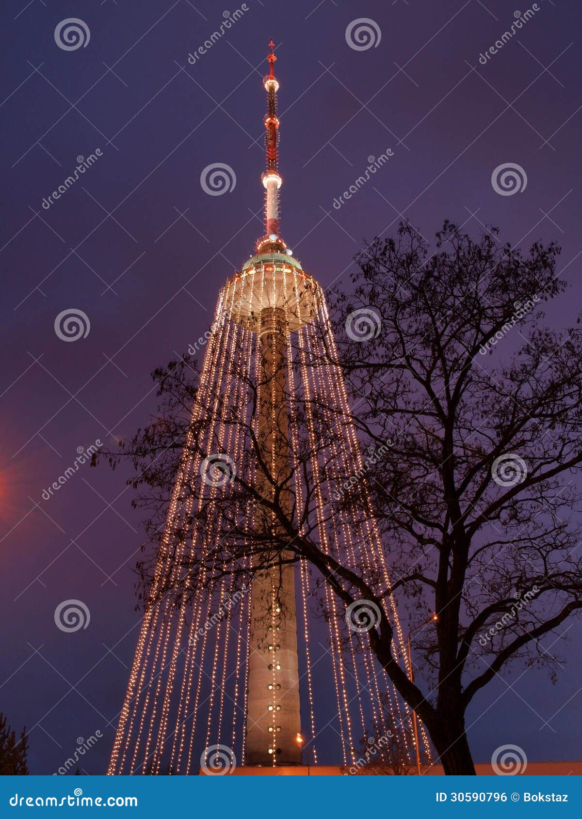 Vilnius television tower stock photo. Image of altitude - 30590796