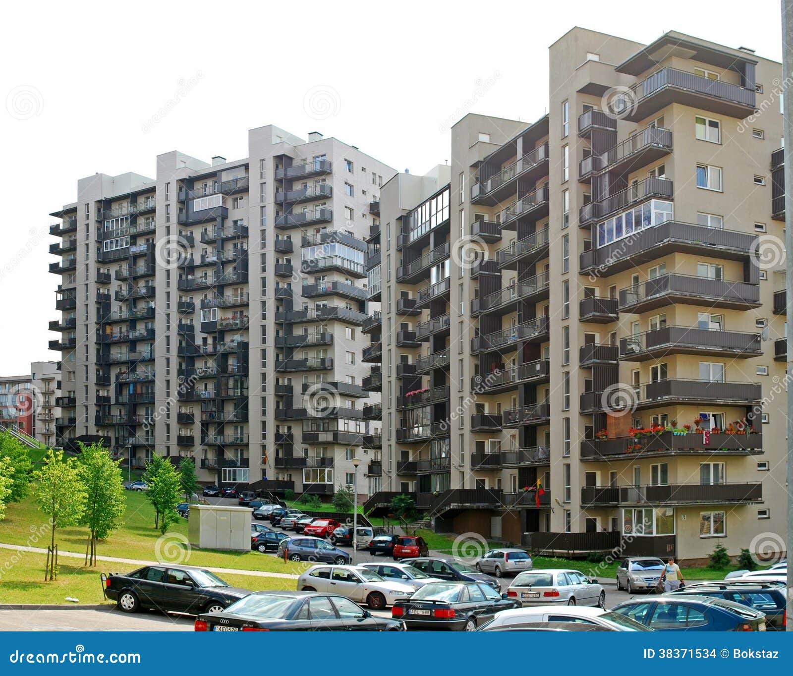 Vilnius Today. New Buildings and Nature. Editorial Stock Image - Image ...