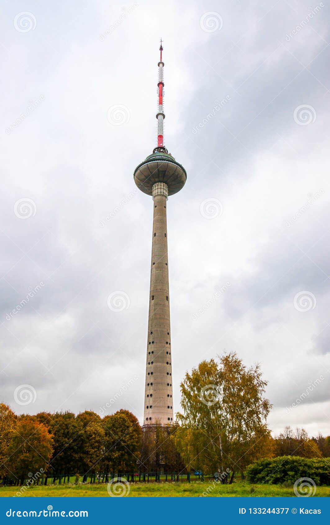 The Vilnius TV Tower is a 326.5 M Tower in the Karoliniskes ...