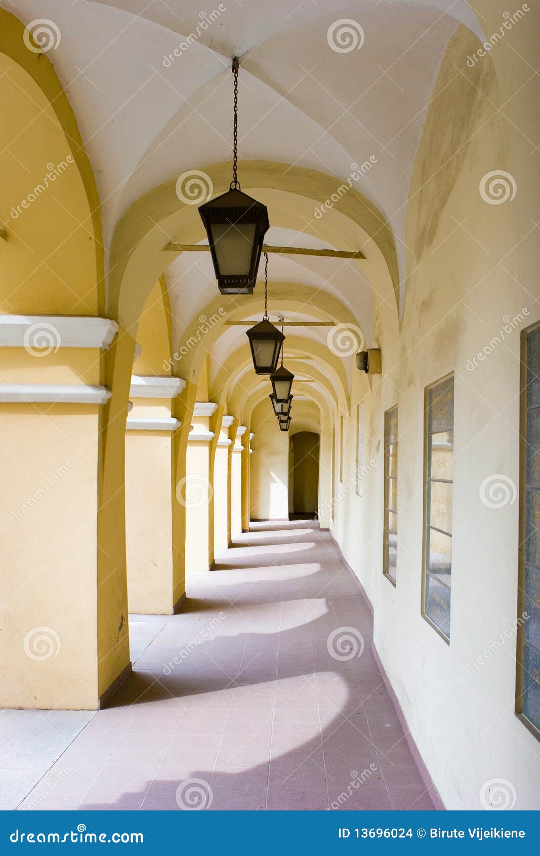 Vilnius University, Lithuania Stock Photo - Image of colonnade, oldtown ...
