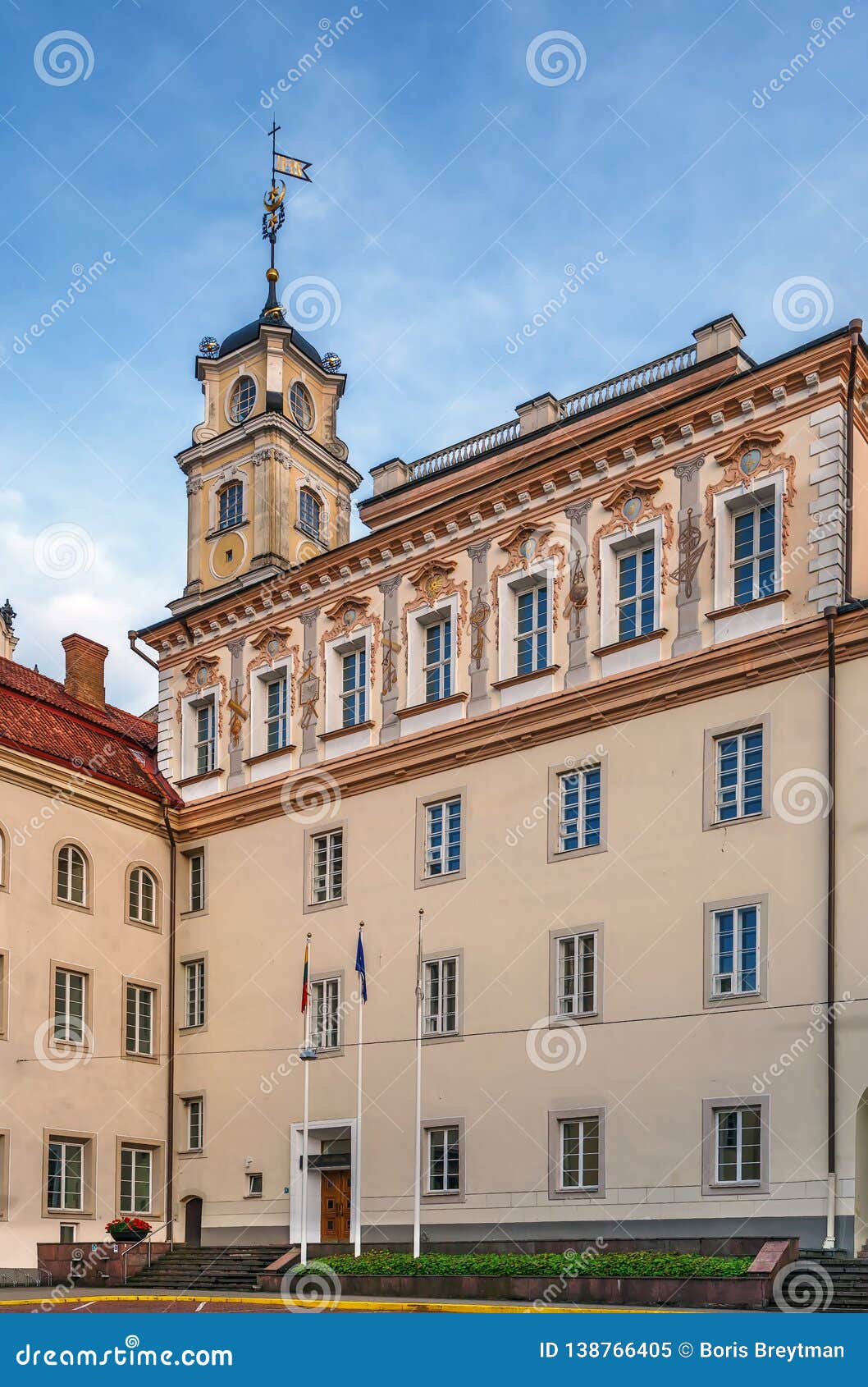 Vilnius University, Lithuania Stock Image - Image of urban, baltic ...