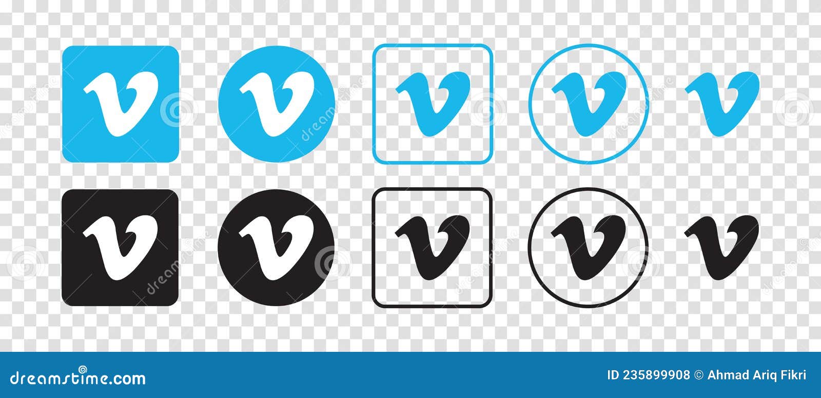 Vimeo Vector Logo Icon Set. Vector Illustration Editorial Stock Photo ...