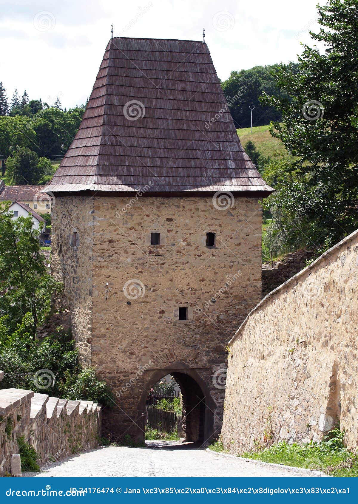 Vimperk castle stock photo. Image of historical, czech - 24176474