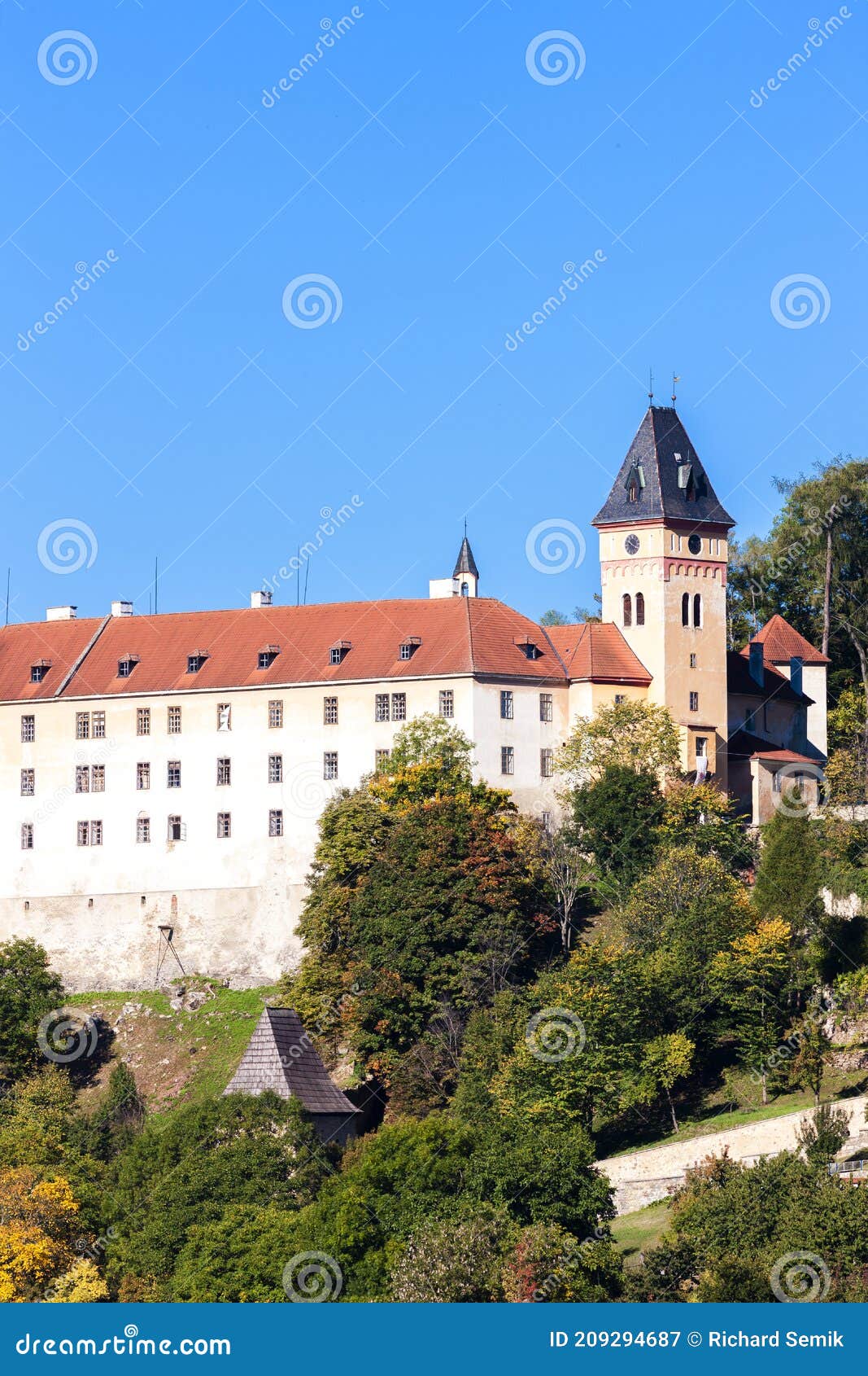 Vimperk Castle, Czech Republic Stock Image - Image of sumava, historic ...