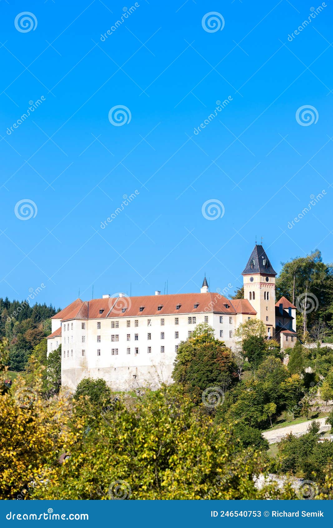 Vimperk Castle, Czech Republic Stock Image - Image of building ...