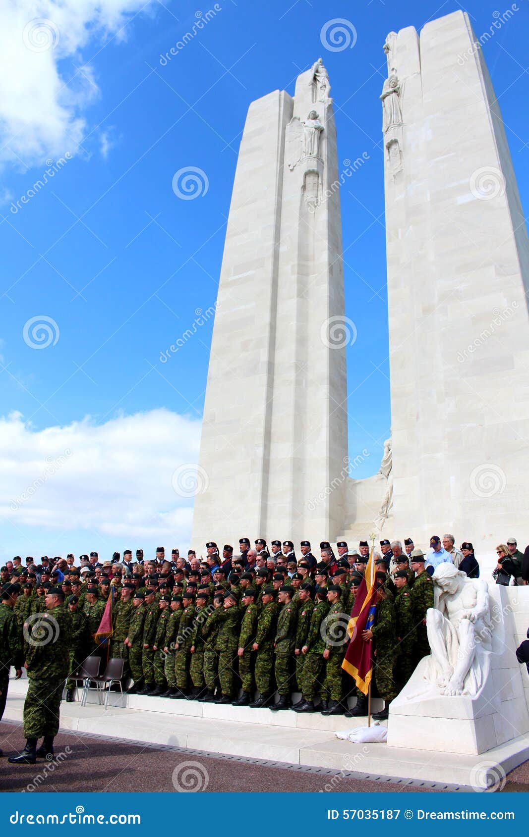 Vimy Ridge Memorial editorial photography. Image of ppcli - 57035187