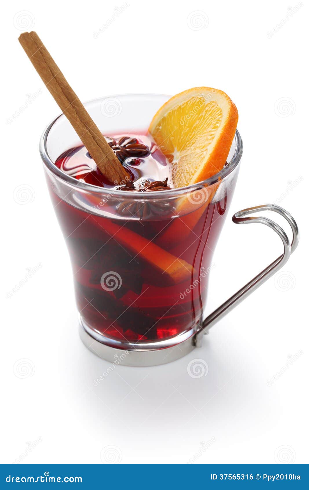 Vin chaud photo stock. Image of part, pourpré, étoile - 37565316