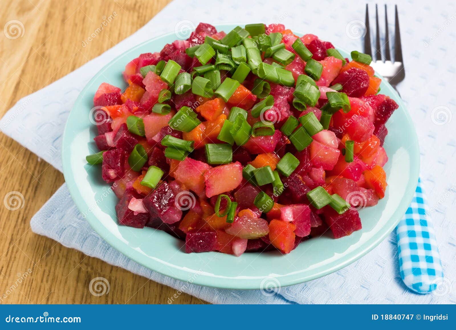 Vinaigrette Russian Beetroot Salad Stock Image - Image of beet, eating ...