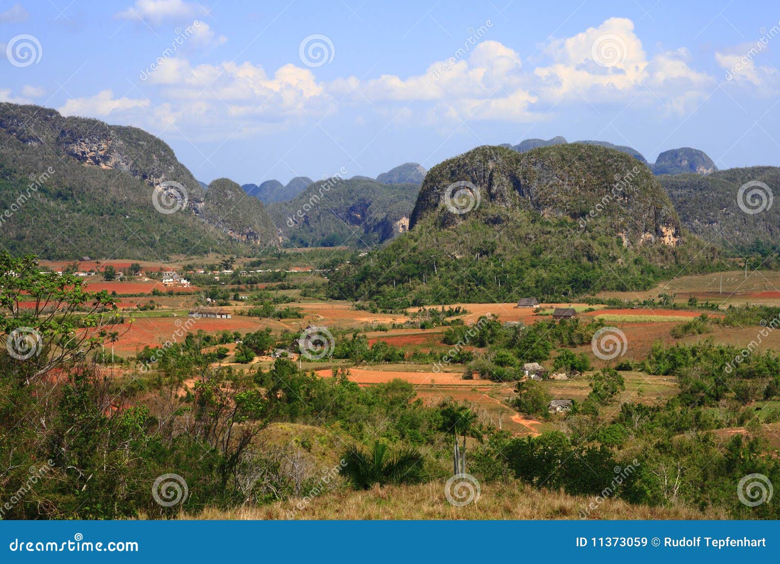The Vinales Valley stock image. Image of rock, caribbean - 11373059