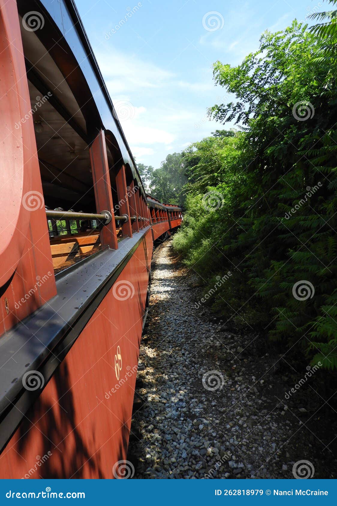 Vintage Passenger Train Ride through Amish Country Stock Image - Image ...