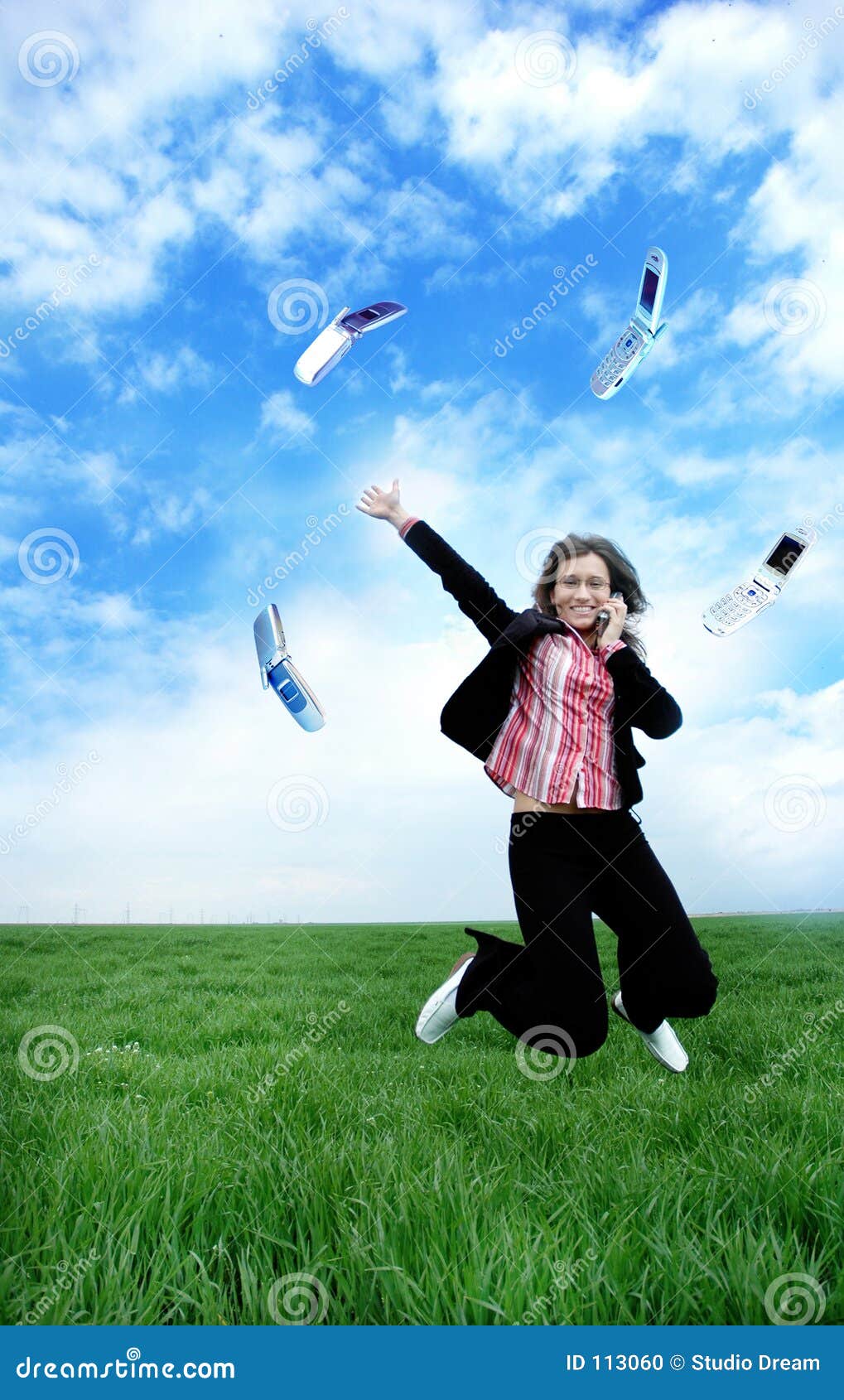 Vincitore fotografia stock. Immagine di felice, ragazza - 113060