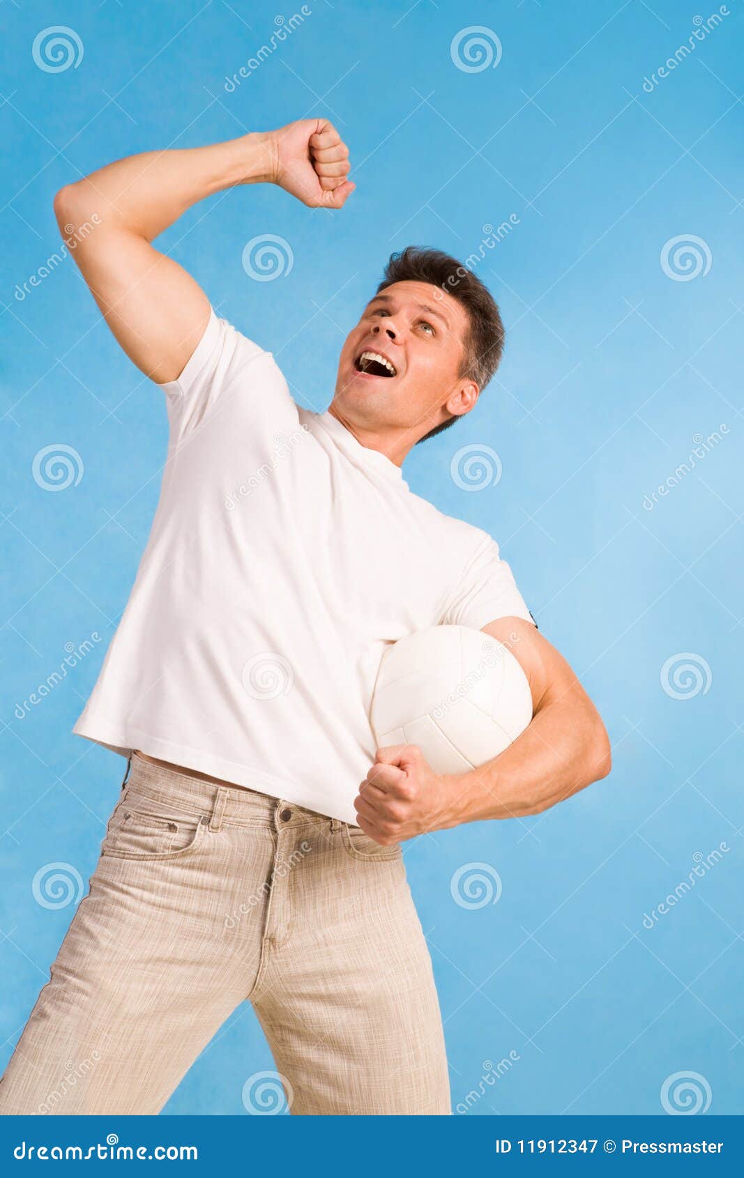 Vincitore immagine stock. Immagine di attivo, umore, maschile - 11912347