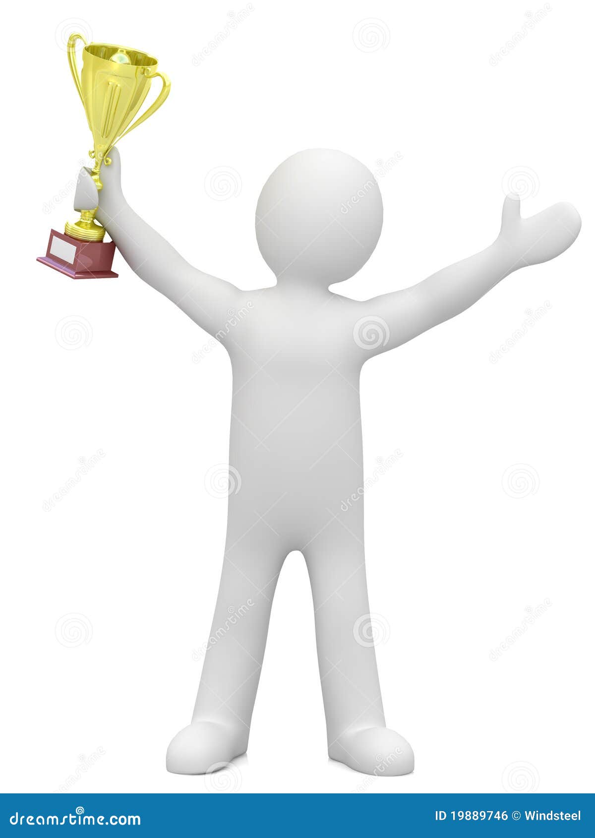 Vincitore. illustrazione di stock. Illustrazione di giorno - 19889746