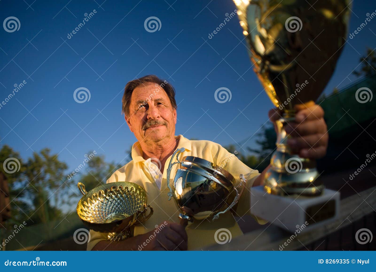 Vincitore maggiore immagine stock. Immagine di caucasico - 8269335