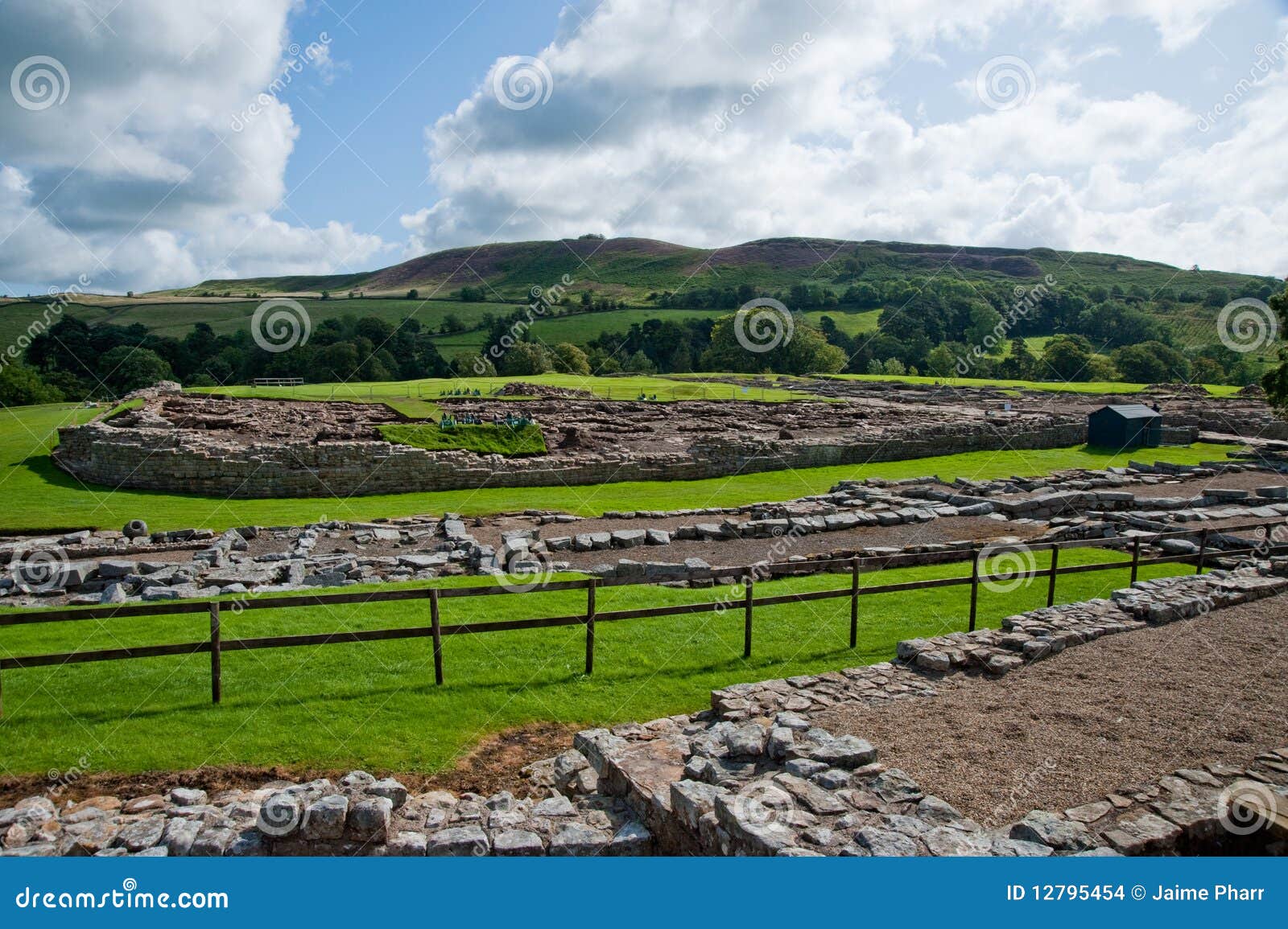Vindolanda ruins stock photo. Image of archaeology, united - 12795454