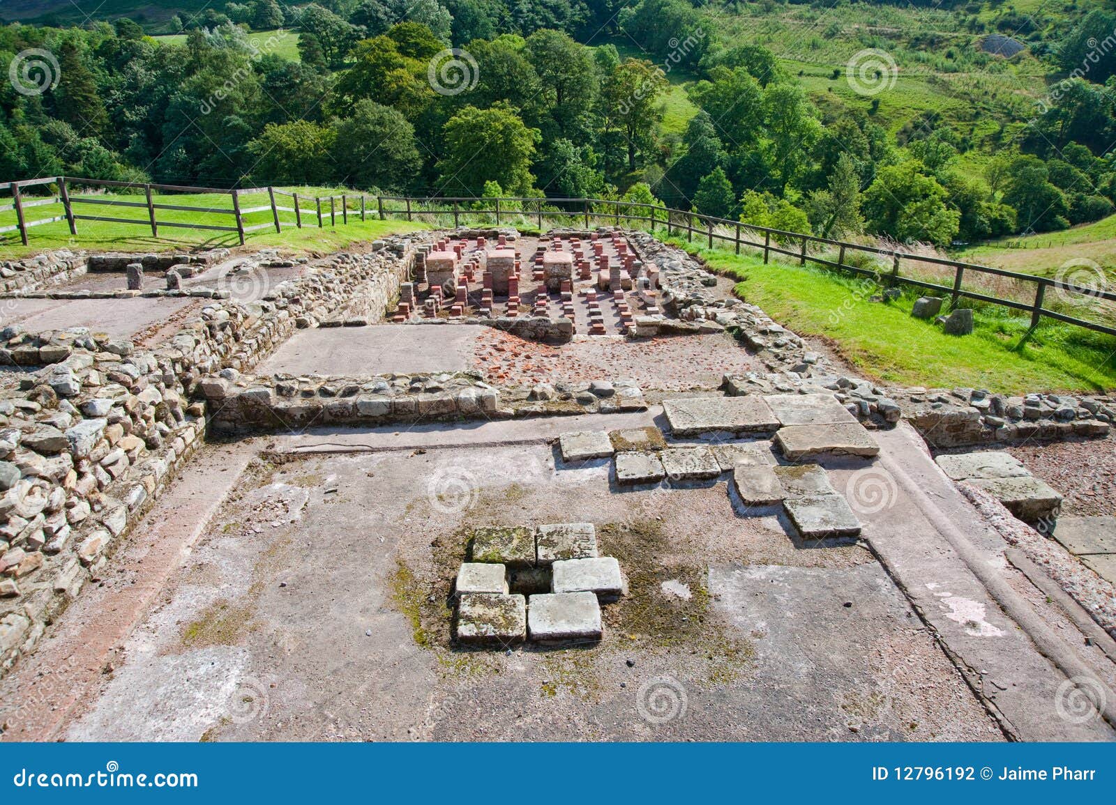 Vindolanda Roman Fort Vicus Ruins Royalty-Free Stock Photography ...