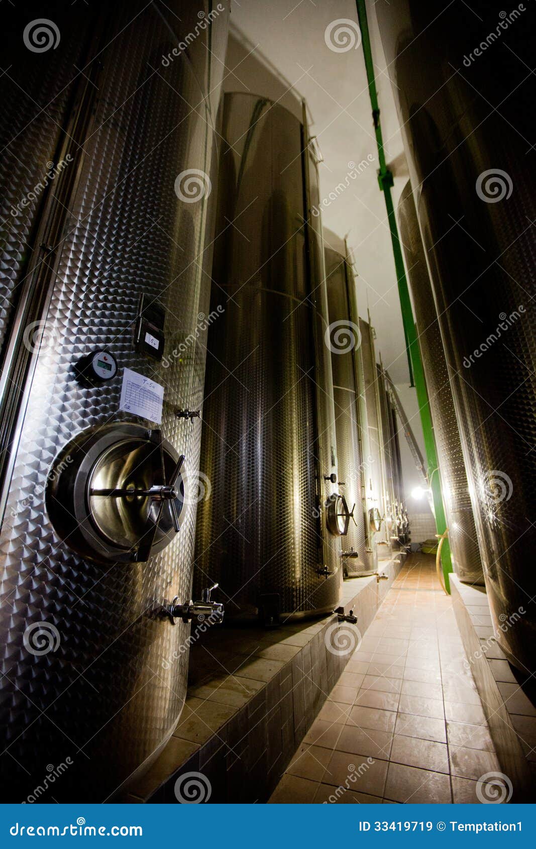 Vine cellar stock image. Image of empty, automated, beverage - 33419719
