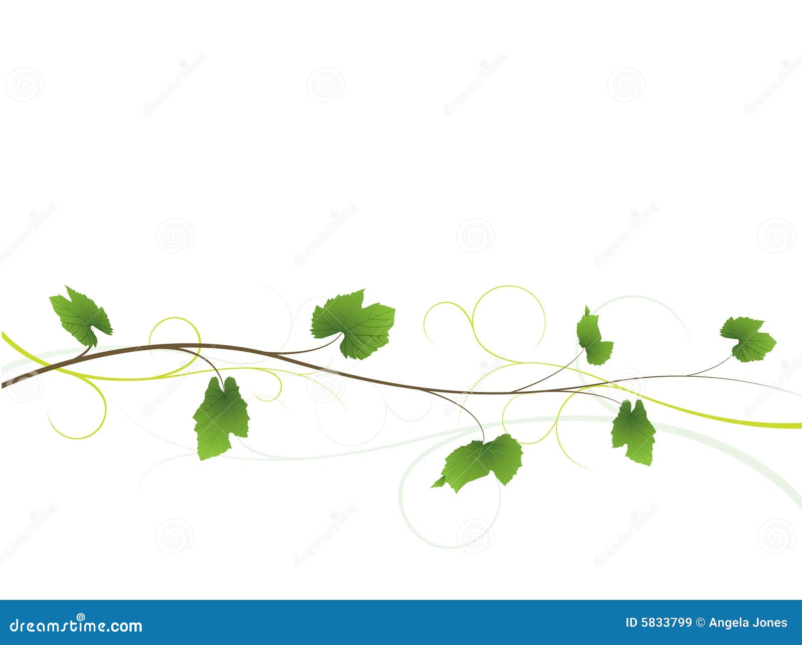 Vine floral background stock vector. Illustration of curl - 5833799