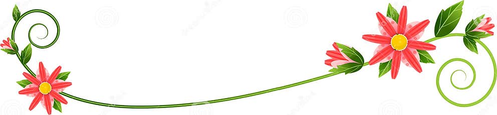 Vine Flourish stock vector. Illustration of grow, line - 5269324