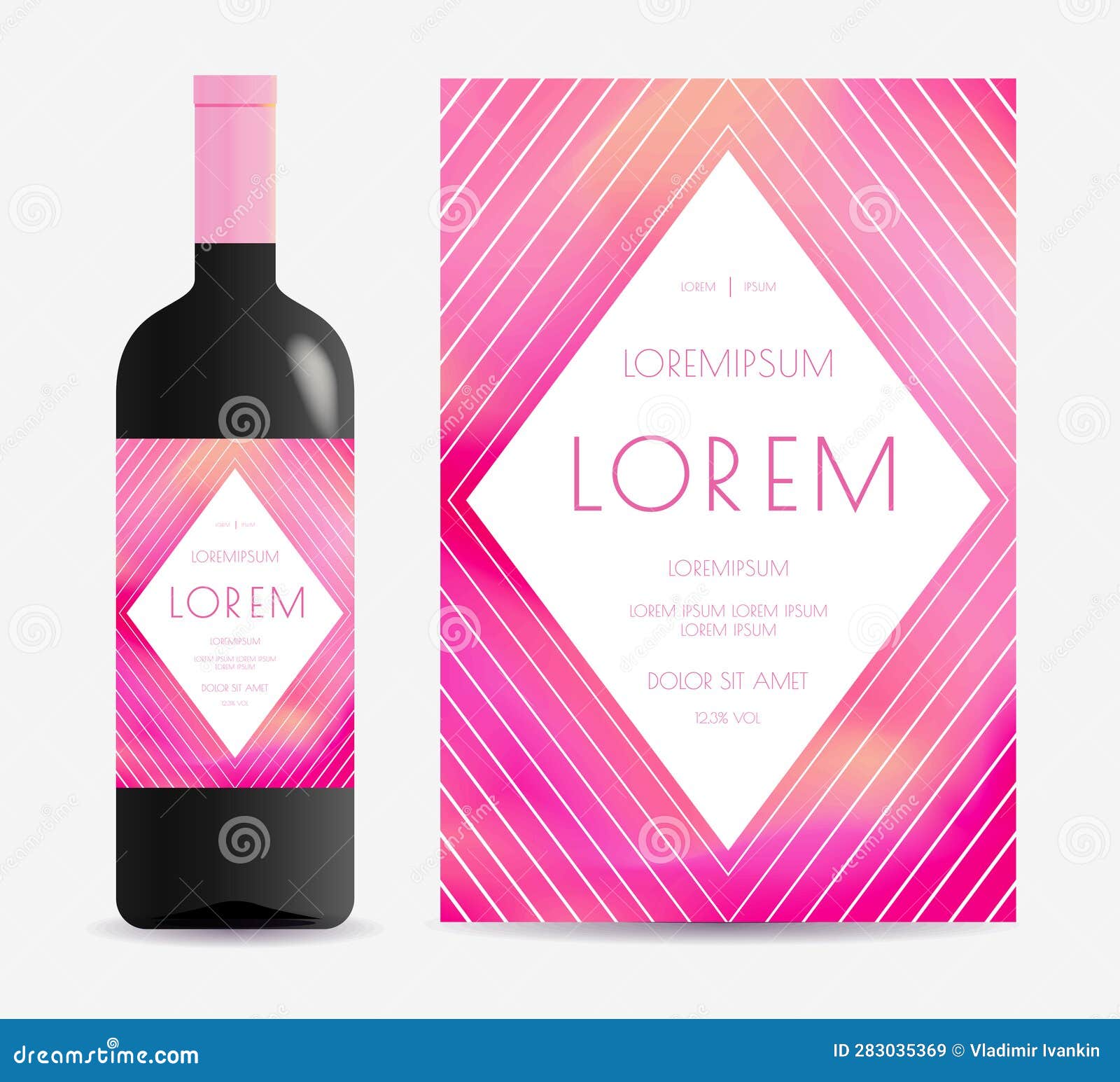 Holography Background Set Vector. Trend Art Posters. 80s - 90s. Glitch ...