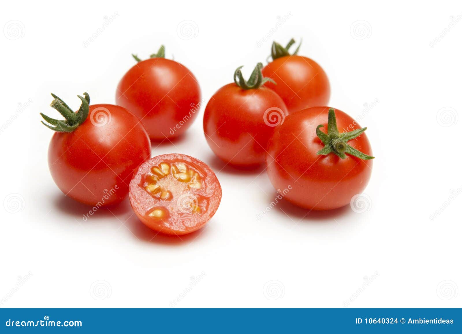Vine Ripened Cherry Tomatoes Stock Photo - Image of health, nature ...