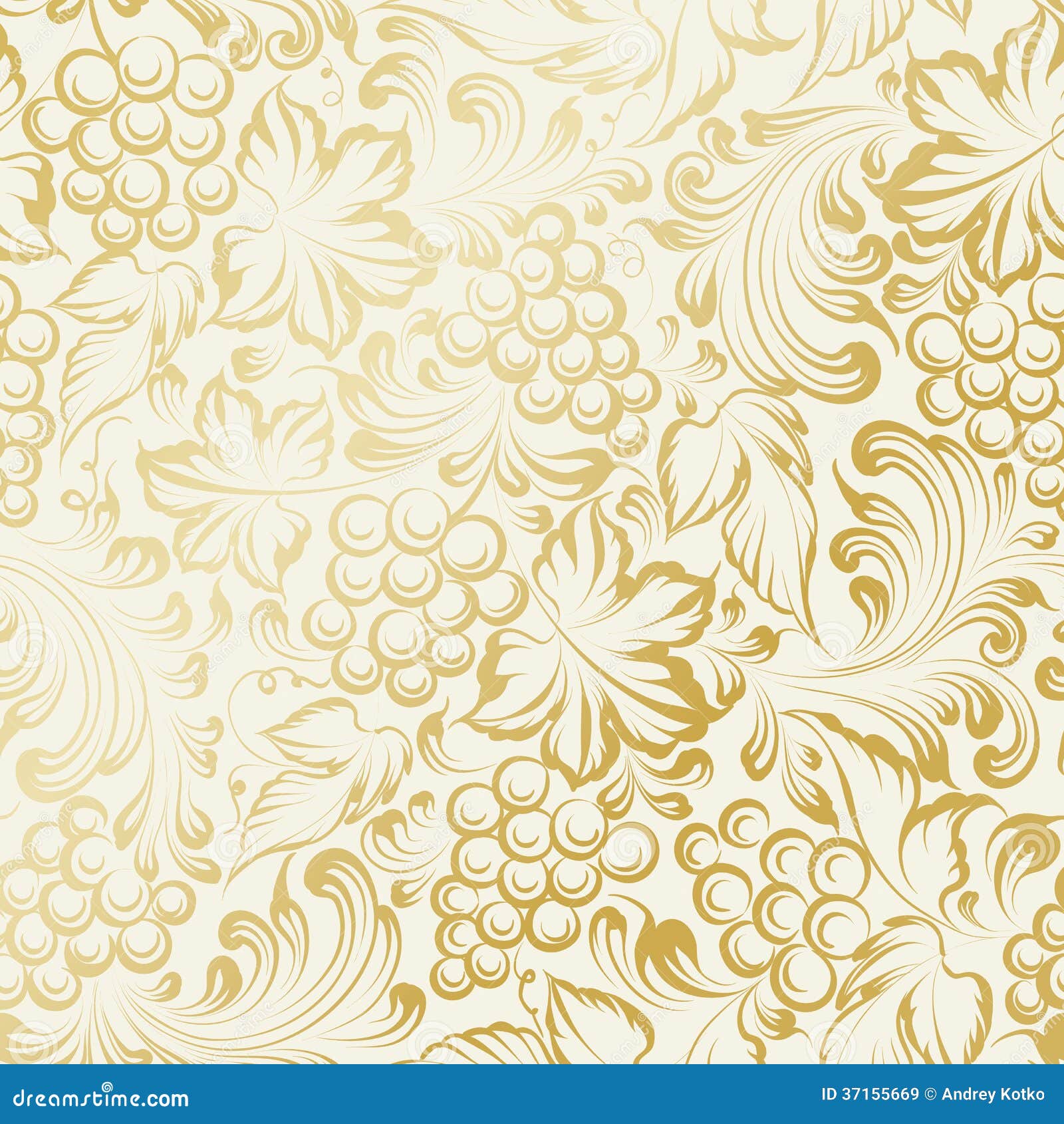 Vine seamless background stock vector. Illustration of pattern - 37155669