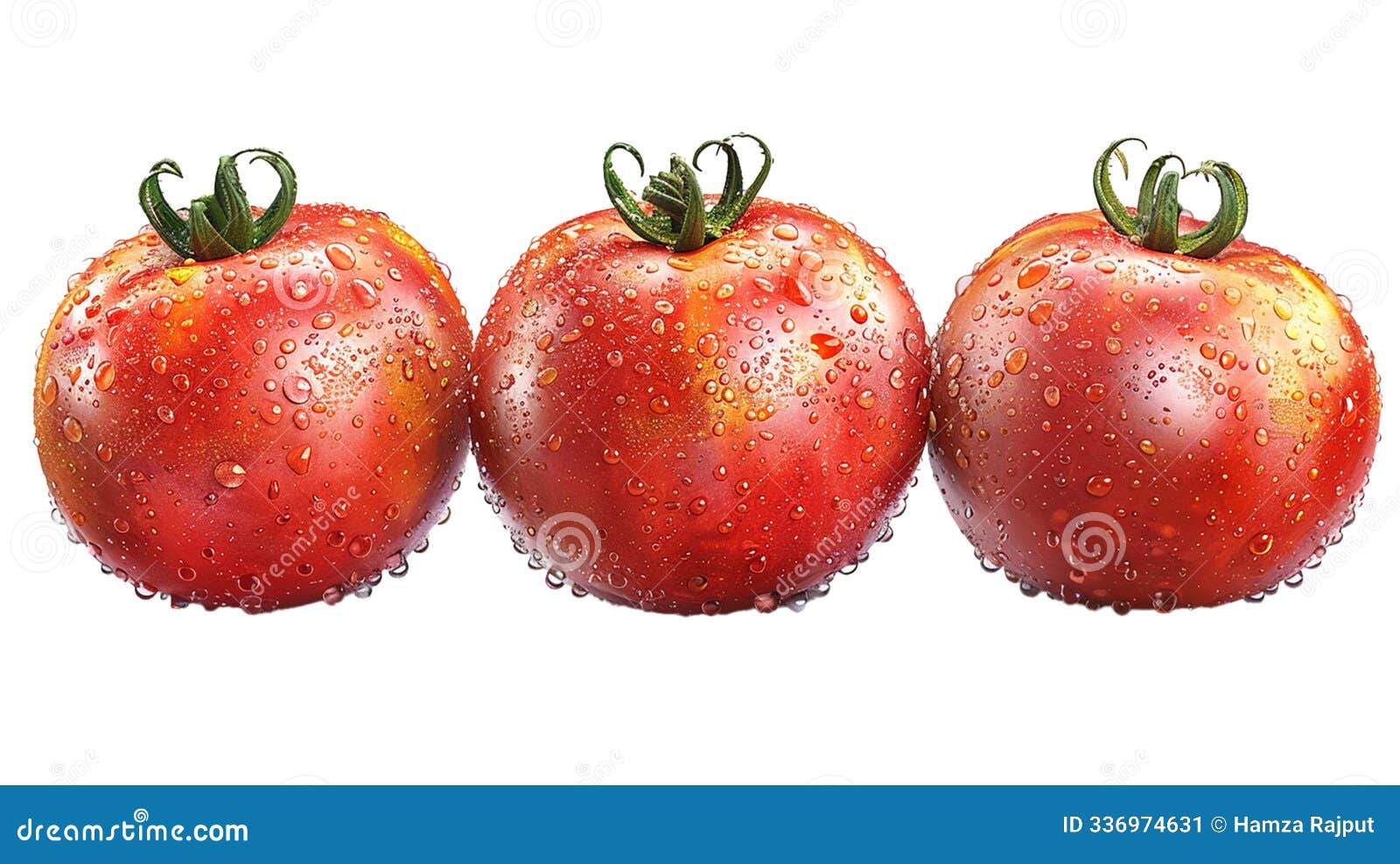 Vine Tomatoes Vegetable Hyper Realistic Highly Detailed Isolated on ...