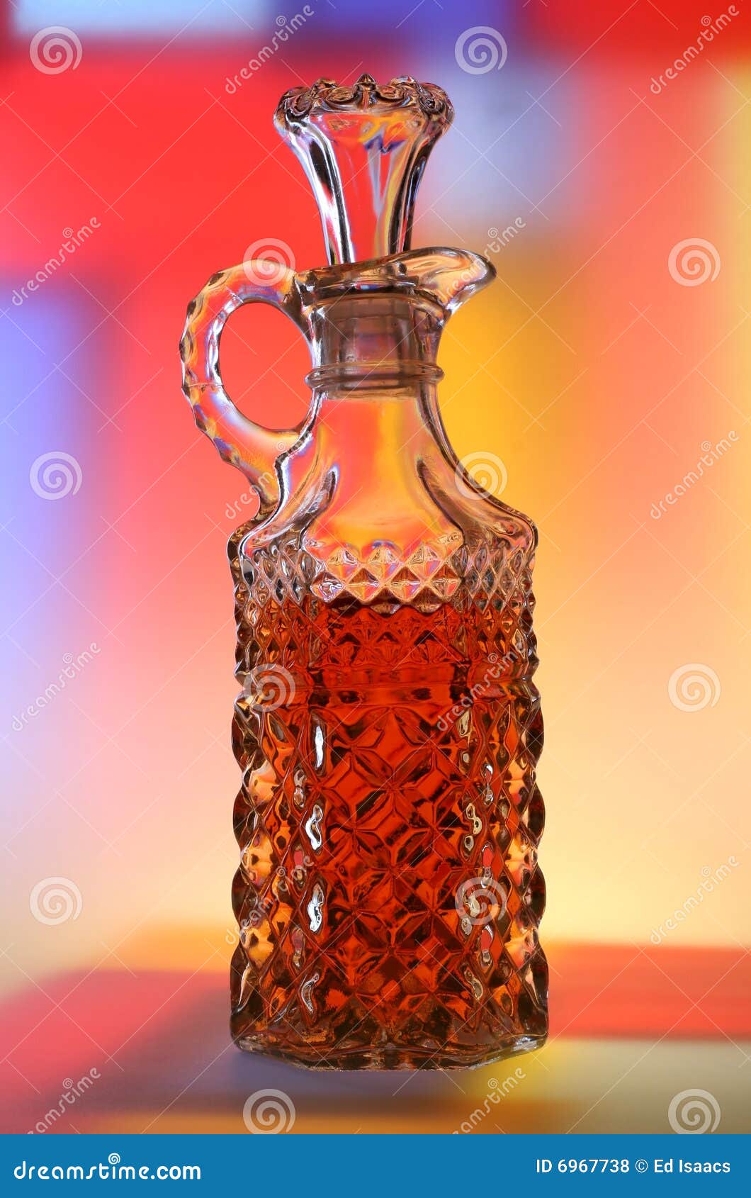 Vinegar with Abstract Background Stock Photo - Image of olive ...
