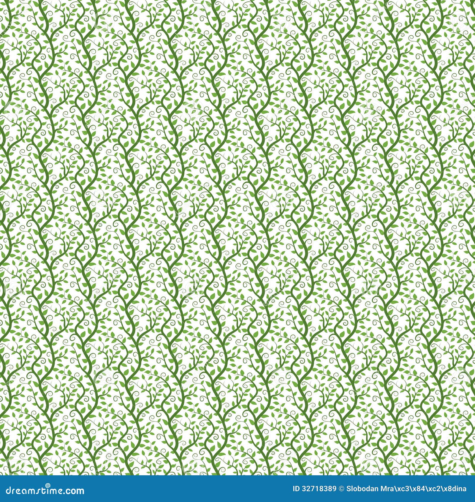 Vines Background - Seamless Pattern Stock Vector - Illustration of leaf ...