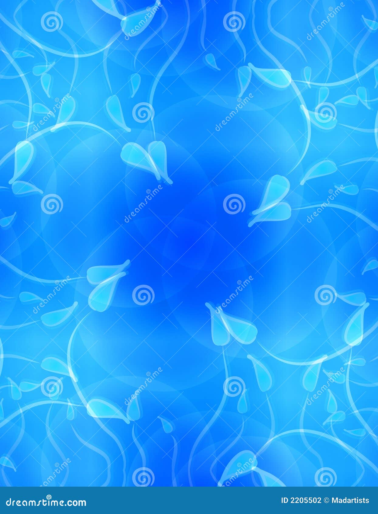 Vivid Blue Background