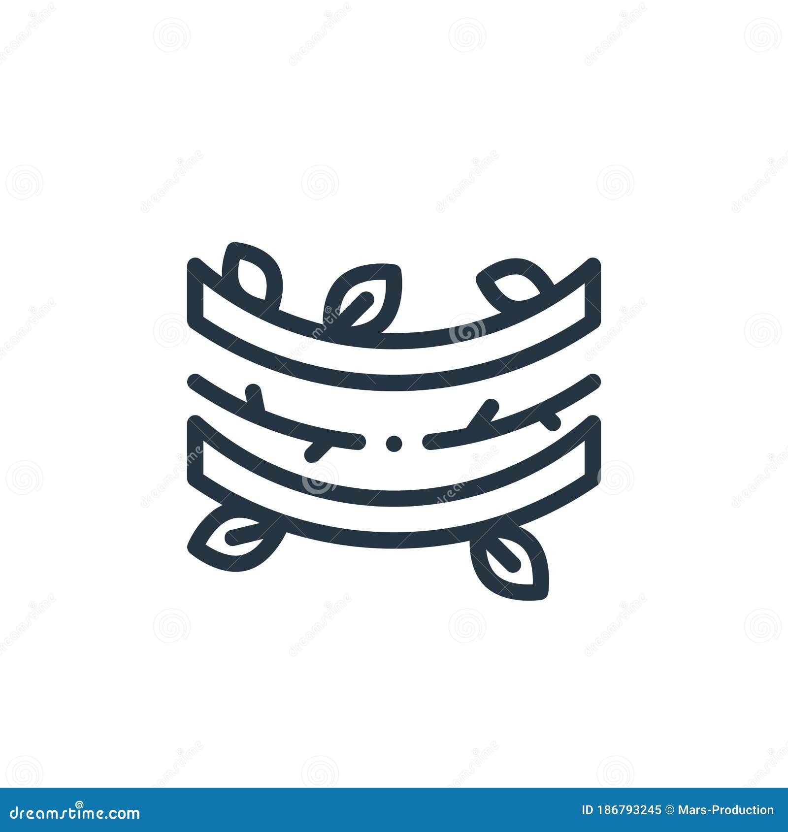 Vines Vector Icon. Vines Editable Stroke. Vines Linear Symbol for Use ...