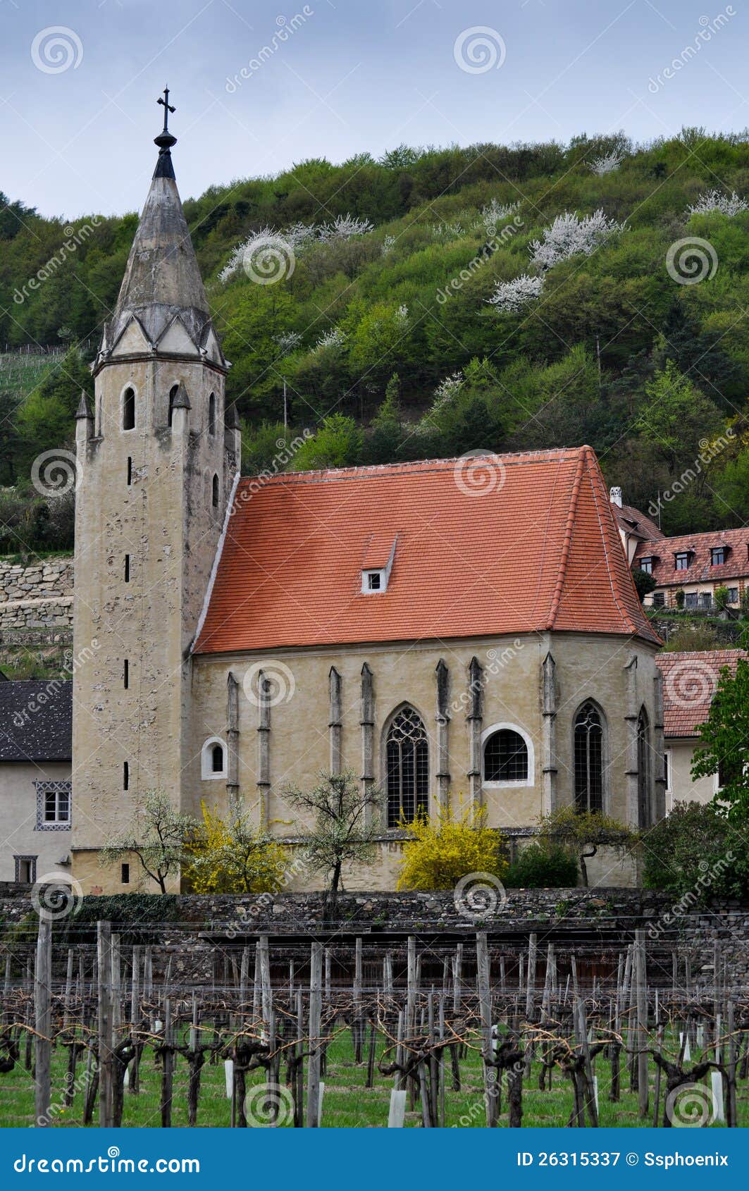 Vineyard Church stock image. Image of green, building - 26315337