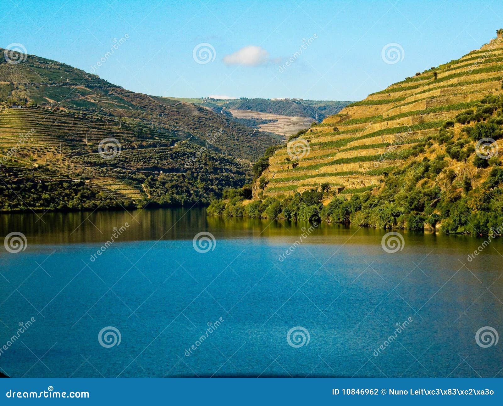 The Douro River And The Dom Luis I Bridge Shrouded In Thick Smoke From ...