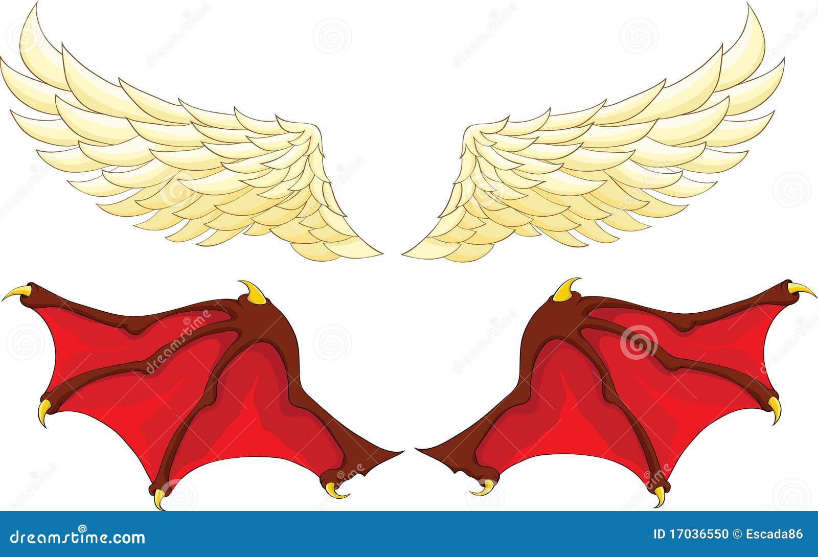 Vingar vektor illustrationer. Illustration av frihet - 17036550