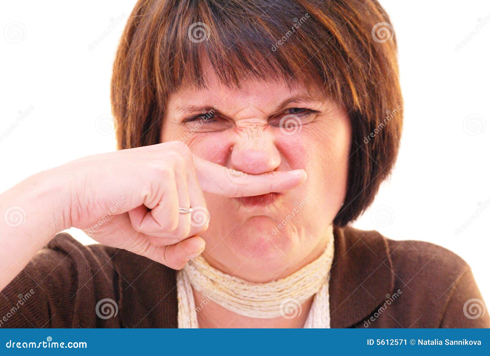 Vinger, Neus, Geur, Persoon. Stock Afbeelding - Image of sluit, snuifje ...